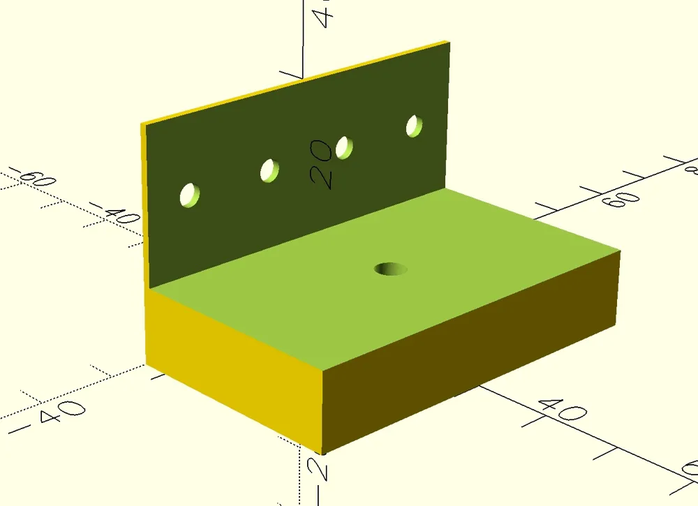 Configurable L-profile with holes and struts by Oxooxo - MakerWorld