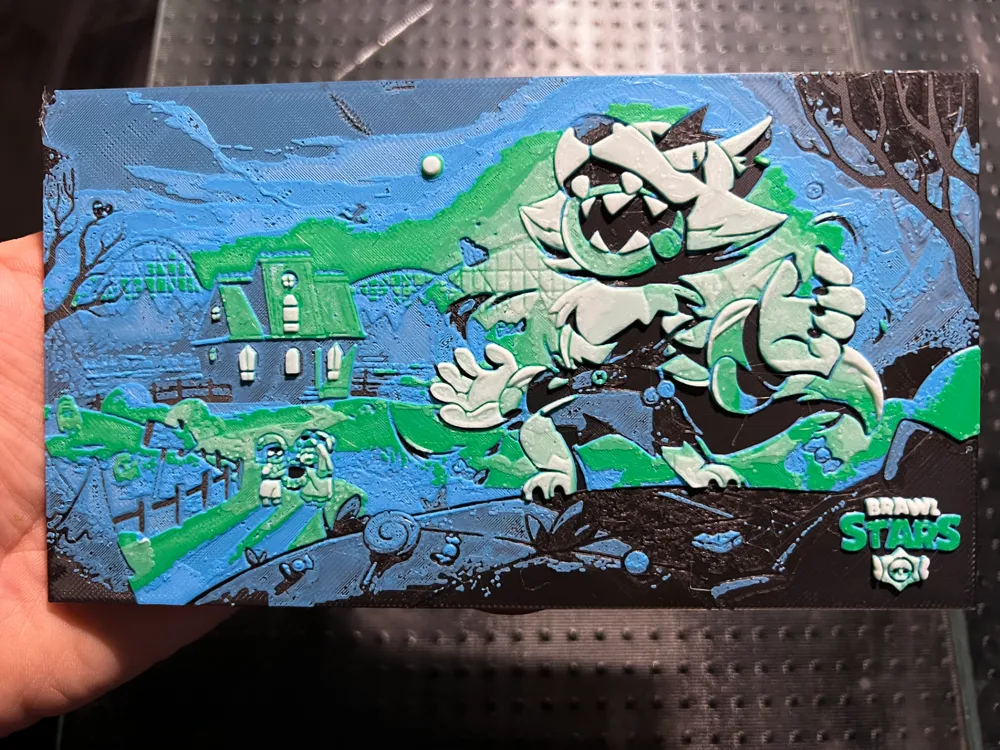 figura brawl stars león lobo por Razerxb360 - MakerWorld