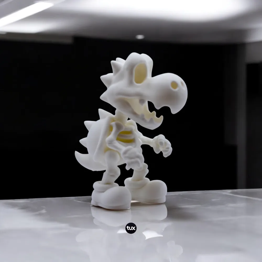 DryBone / Skelett Yoshi - FanArt - Free 3D Print Model - MakerWorld