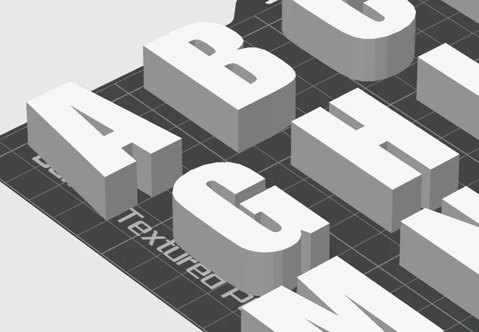 Alphabet Style -Impact- by Vitbrunfire - MakerWorld