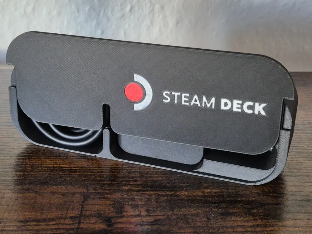 Boîte de rangement Steam Deck pour chargeur et carte microSD - Modèle d ...