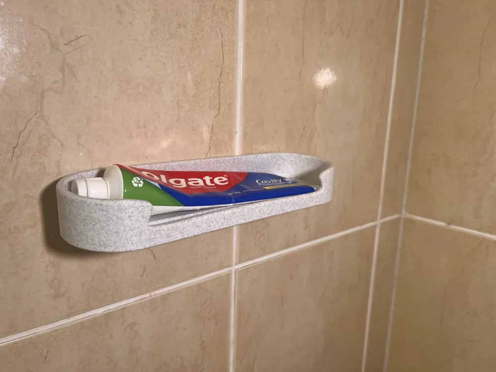 Toothpaste Holder / Bathroom Shelf / Shower Shelf by ShapeMaven ...
