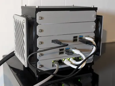 Modular 10" Server Rack by Benjamin Kott MakerWorld: Download Free 3D ...