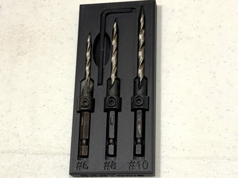 Milwaukee Countersink Drill Bit Holder by SEBTools - MakerWorld