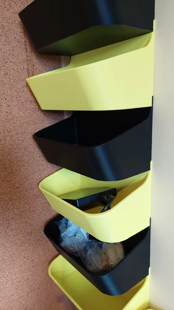 Storage Wall container / box - stackable by kopytko19 - MakerWorld