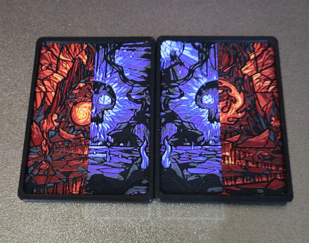 MTG Commander Deck Box inlays Magic the Gathering - Free 3D Print Model ...