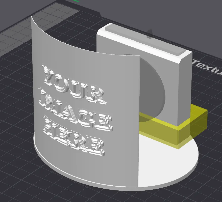 Lithophane Base with LED Lamp Kit 001 Puck Holder - Free 3D Print Model ...