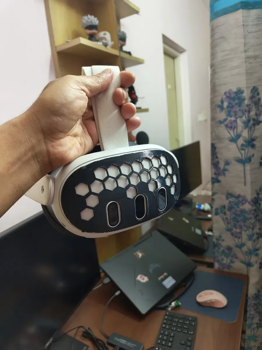 Meta Quest 3 Shield Hexagon Pattern by MadRajib MakerWorld: Download ...