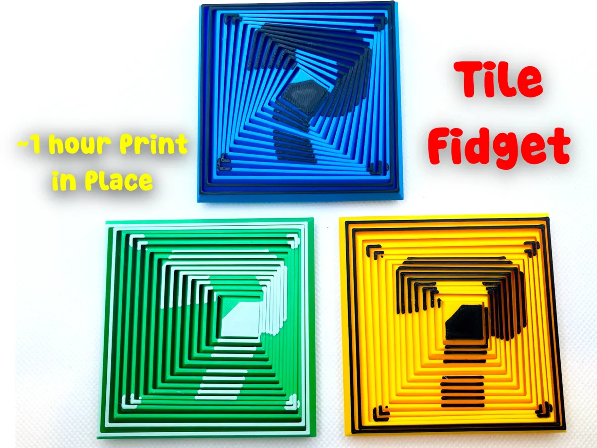 Mario Question Box Fidget (Stampa sul Posto) - Modello di stampa 3D ...