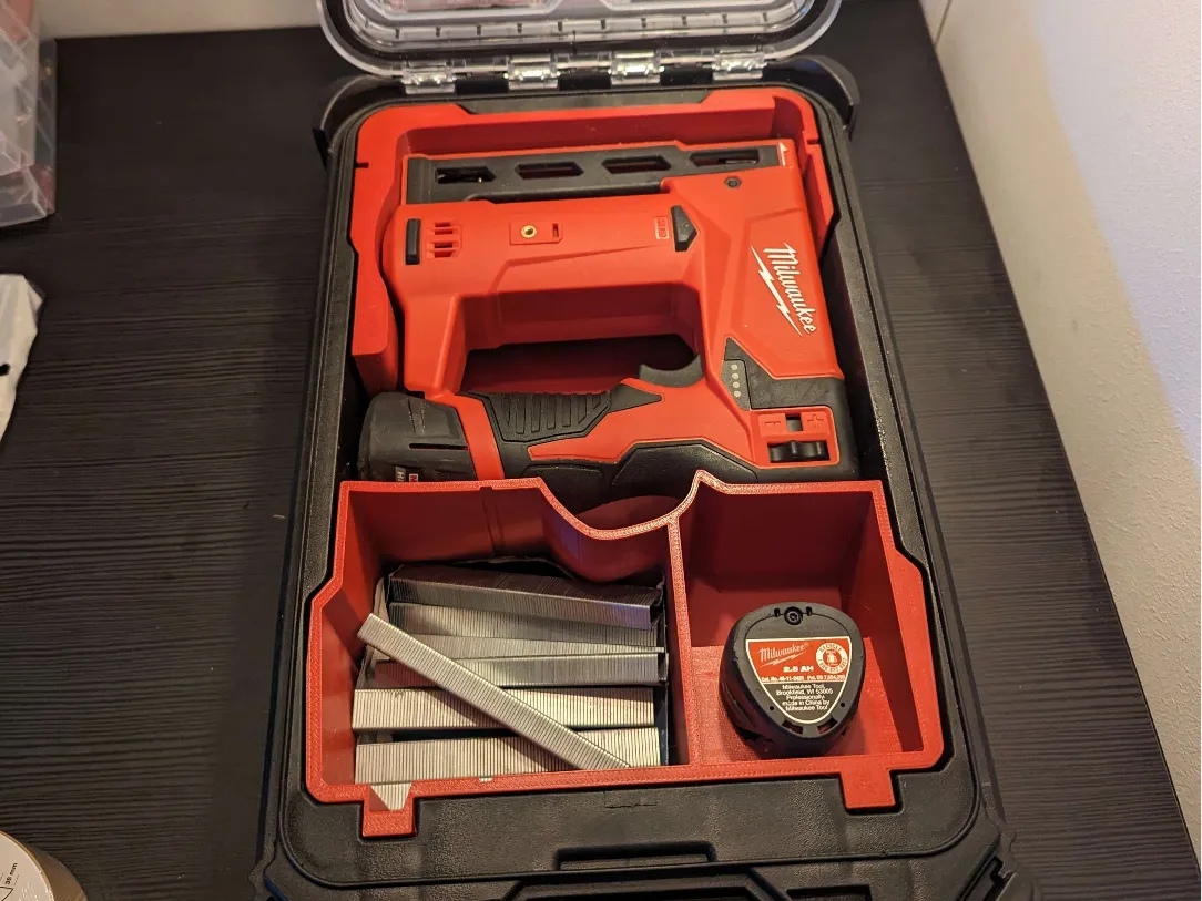 Milwaukee Packout Insats M12 Häftpistol - Gratis 3D utskrifts modell ...