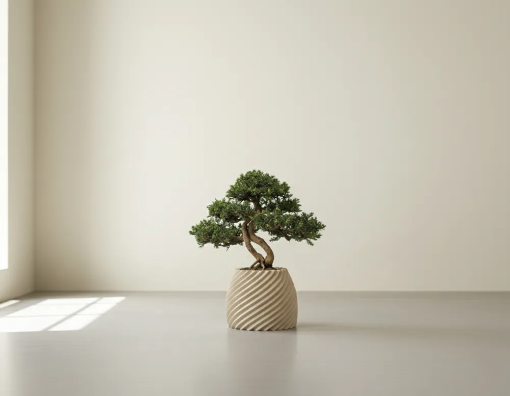 Elegant Spiral Pot - Free 3D Print Model - MakerWorld