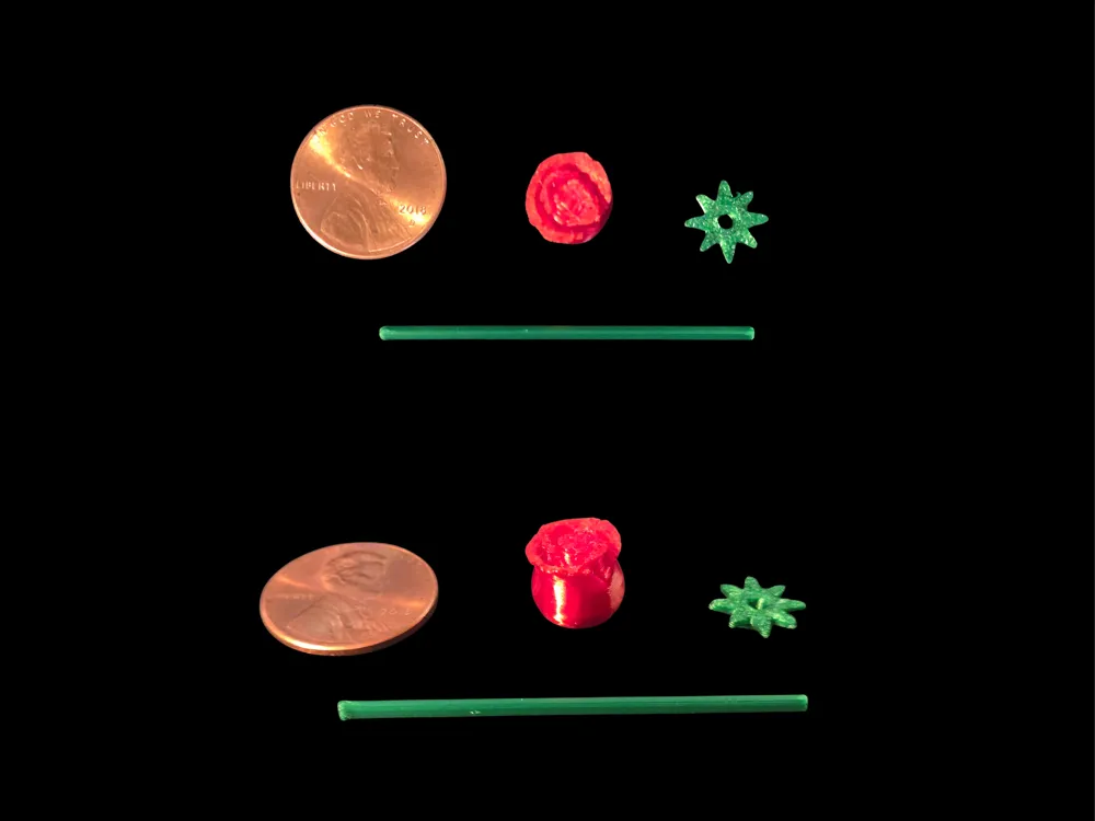 Build a Bouquet – A Wee Rose | Tiny Flower w/ Stem - Free 3D Print ...