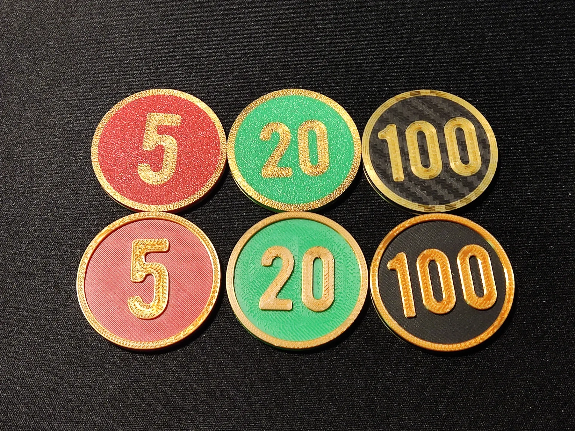 Minimalist Texas Hold'em Poker Chips by Mistory - MakerWorld