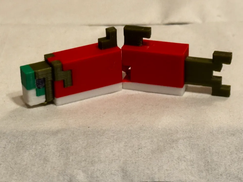 Flexi Minecraft Salmon by Kimchi Muncher - MakerWorld