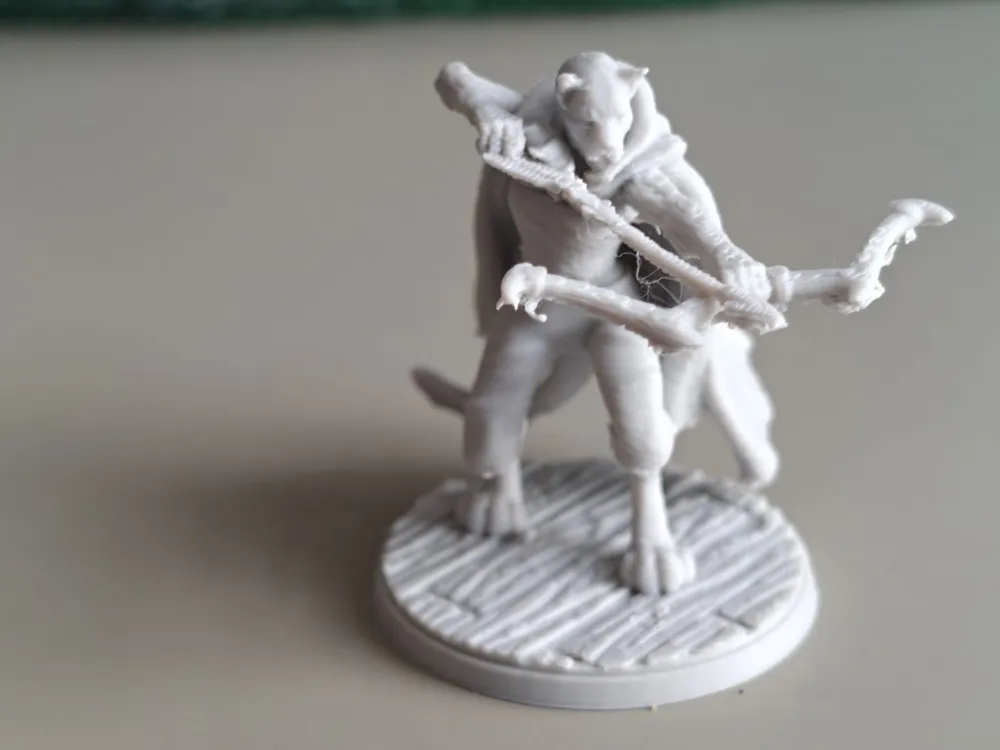 DnD PC tabaxi ranger mini 25mm - Free 3D Print Model - MakerWorld