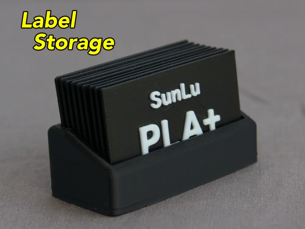Label Storage Box by raymanenglandMakerWorld: Download Free 3D Models