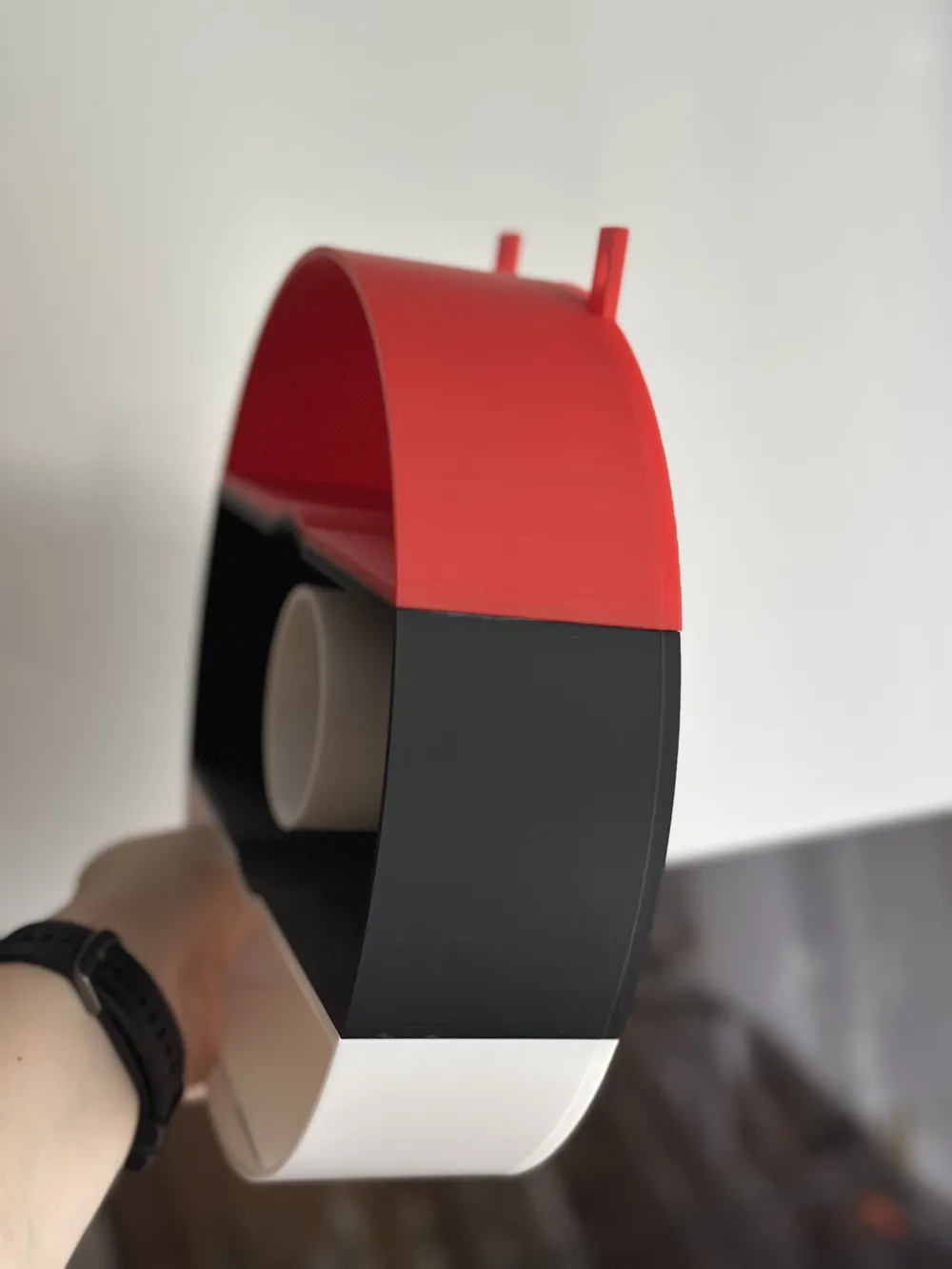 PokeBall inspired Wall Shelf – Pokemon (No AMS) - Free 3D Print Model ...