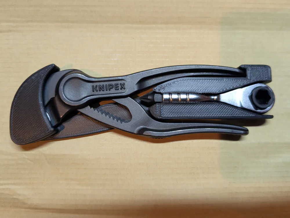 XS Knipex Cobra + 711L Mini Ratchet holder - Free 3D Print Model ...