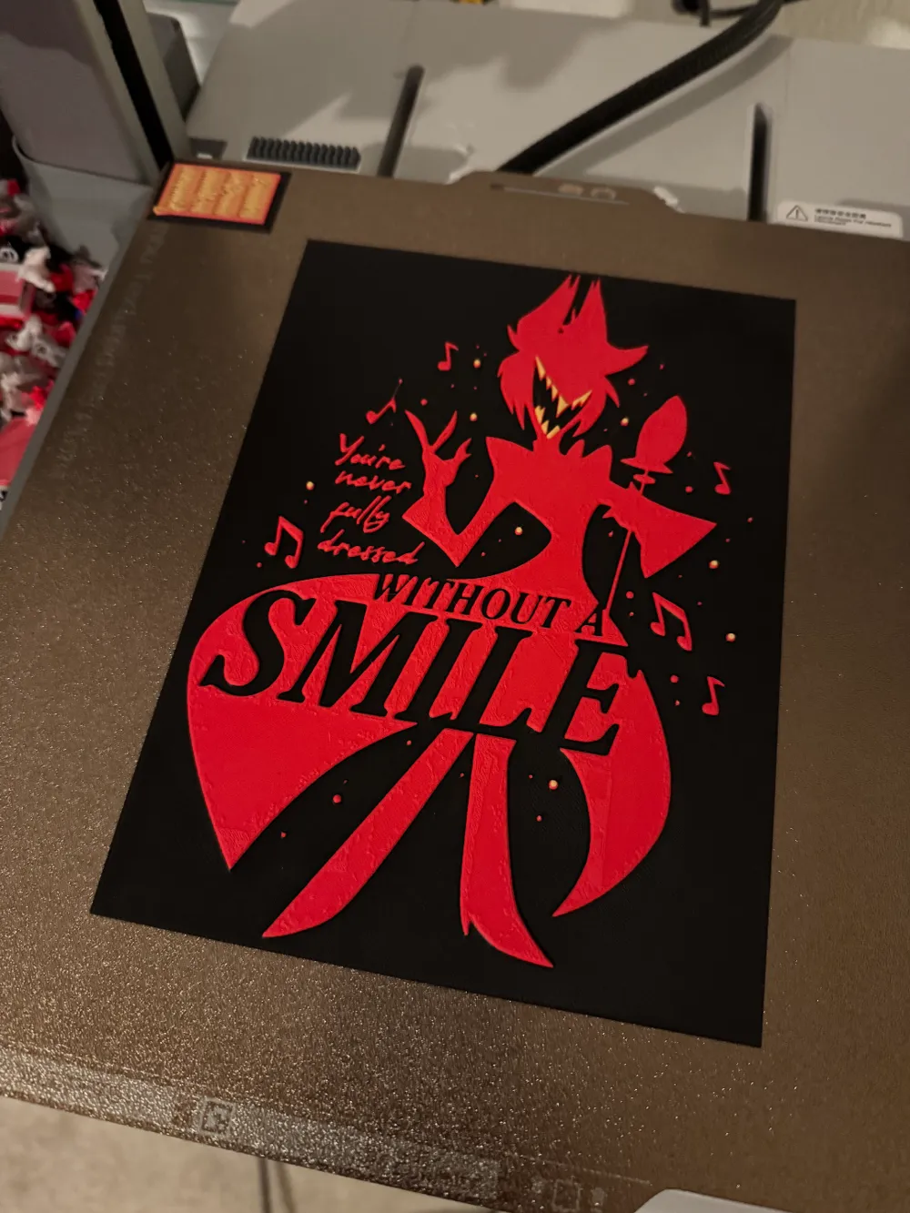 Alastor Poster HueForge - Free 3D Print Model - MakerWorld