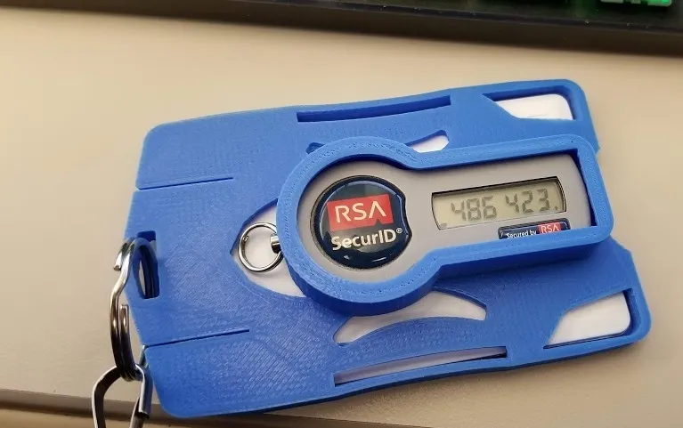 ID Badge Holder - RSA Token Holder JR0Bot Remixed by slopetrash.jnr ...