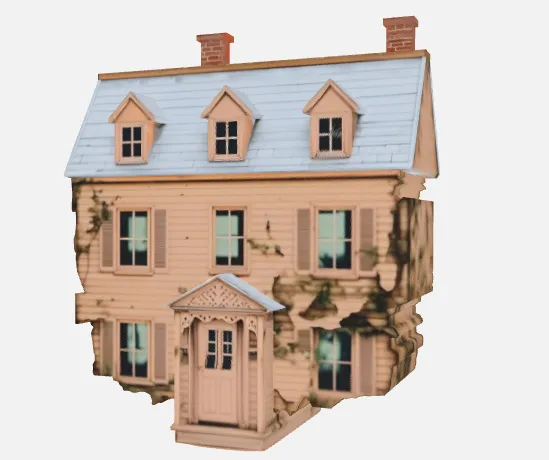 Old and Run Down House! - Free 3D Print Model - MakerWorld