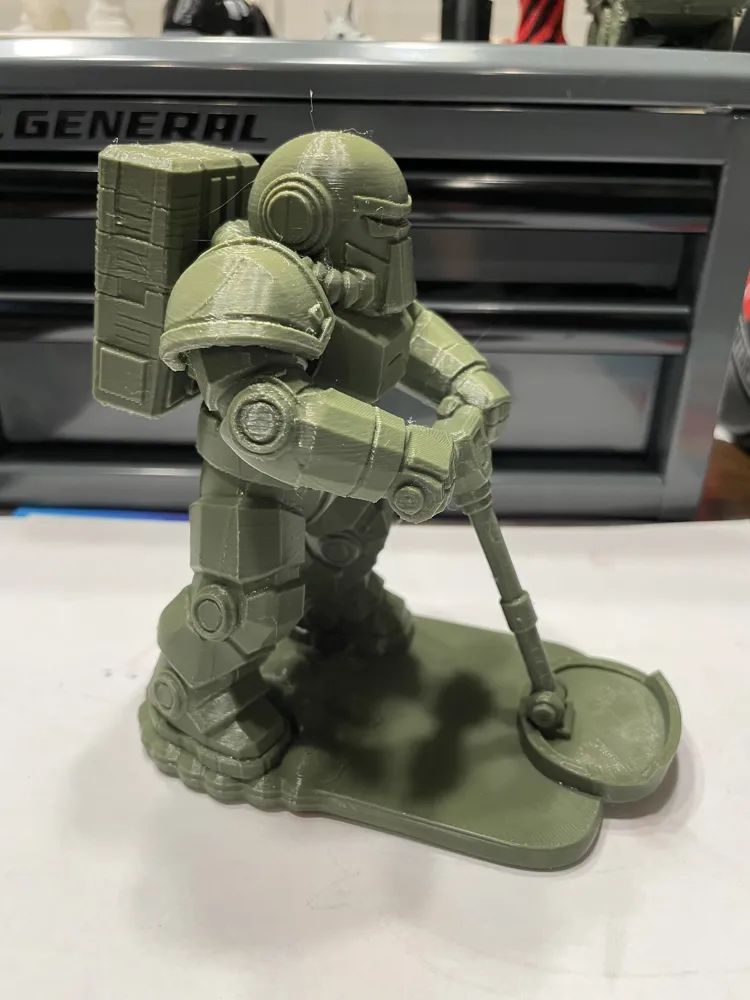EOD Minesweeper Engineer Phone Stand - Free 3D Print Model - MakerWorld