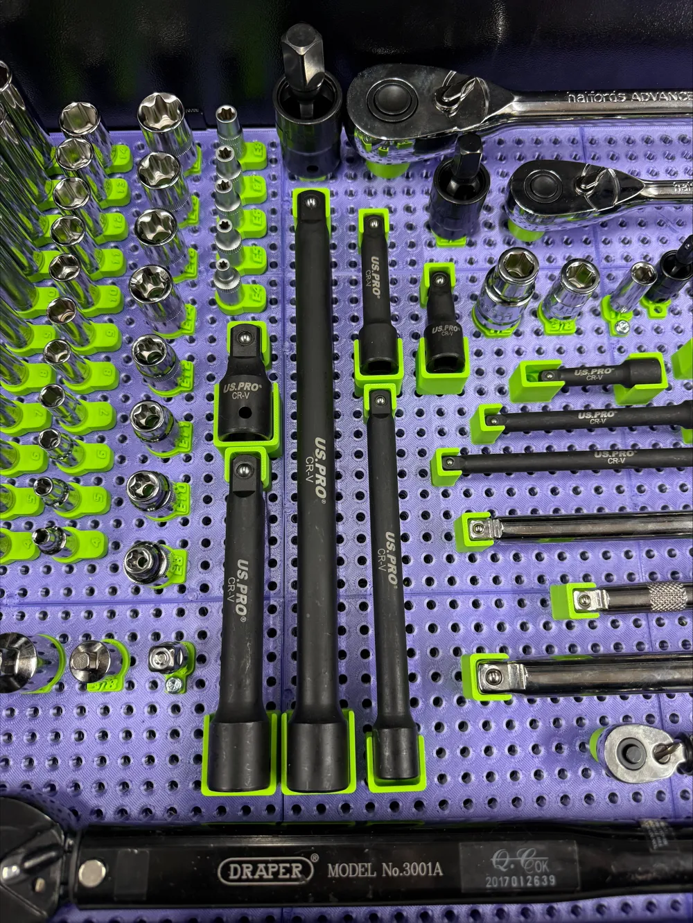 Half, Three Eighths, Quarter Ratchet Head Holder - Modelo gratuito para ...