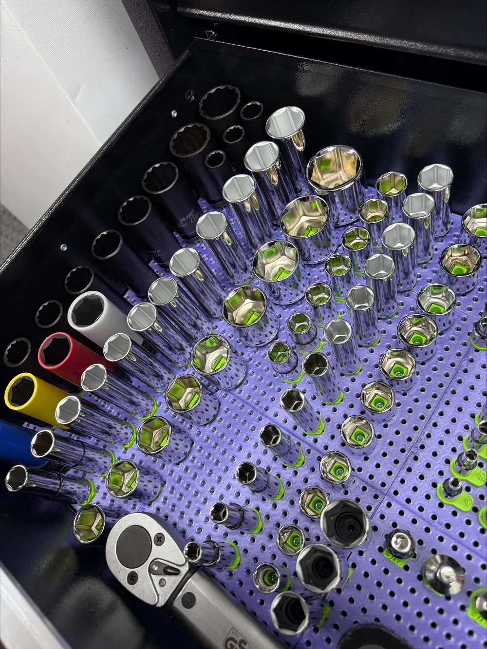 Half, Three Eighths, Quarter Ratchet Head Holder - Modelo de impresión ...