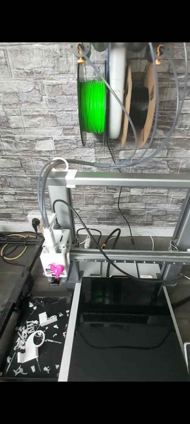 A1 combo ams ptfe tube cable helper by kttjdesign.dk - MakerWorld