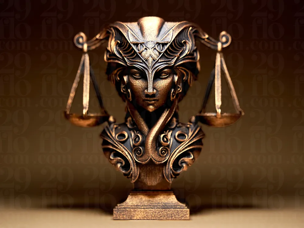 [7/12] Lady LIBRA - The SCALE - Zodiac Series - Free 3D Print Model ...