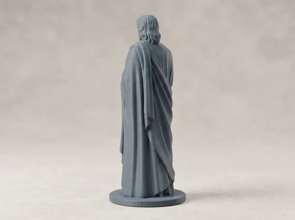 Praying Figure Sculpture - Free 3D Print Model - MakerWorld