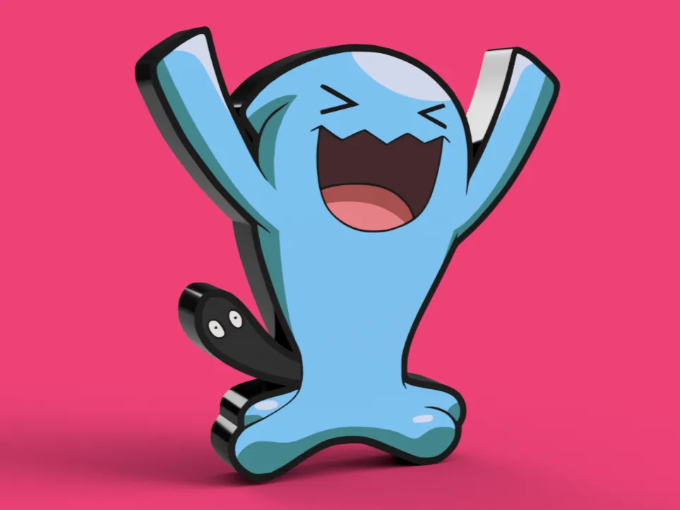 Wobbuffet Lightbox by Sitsero - MakerWorld