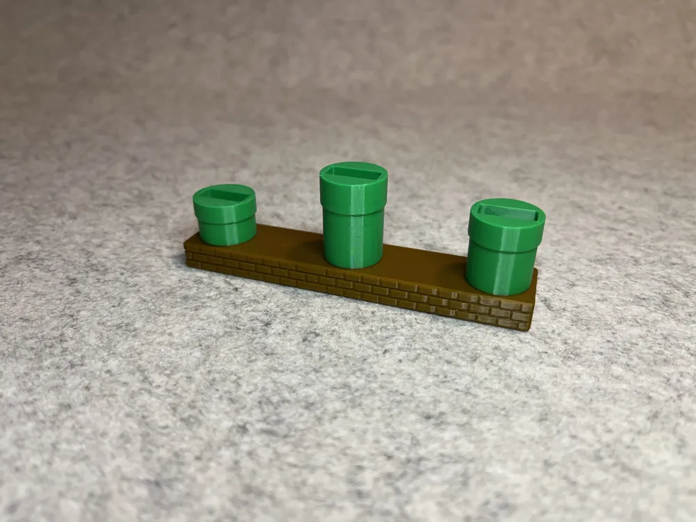 Super Mario Bros USB stick holder - Free 3D Print Model - MakerWorld
