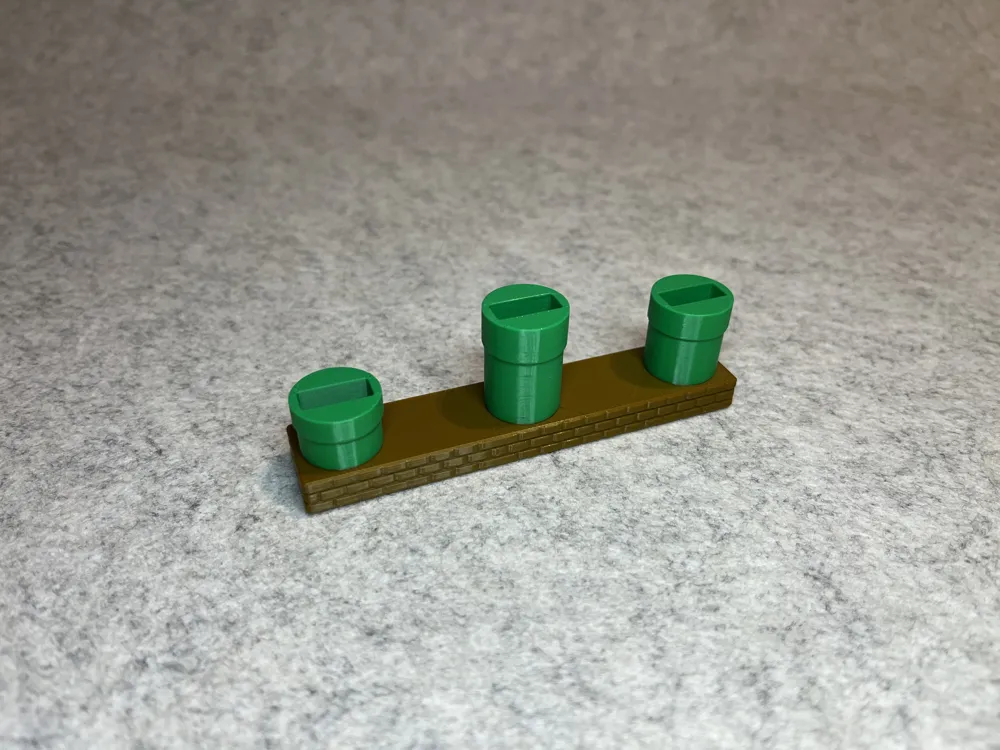 Super Mario Bros USB stick holder - Free 3D Print Model - MakerWorld