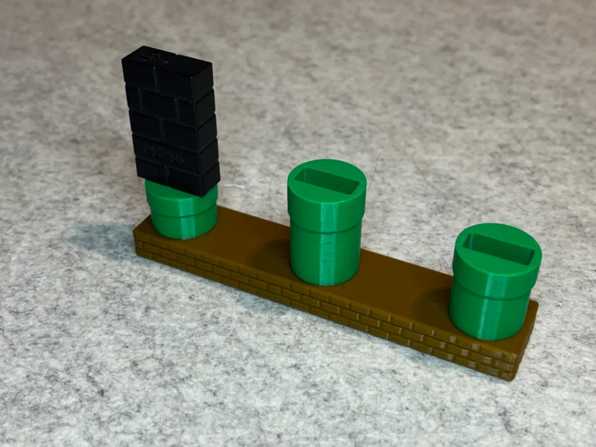 Super Mario Bros USB stick holder - Free 3D Print Model - MakerWorld