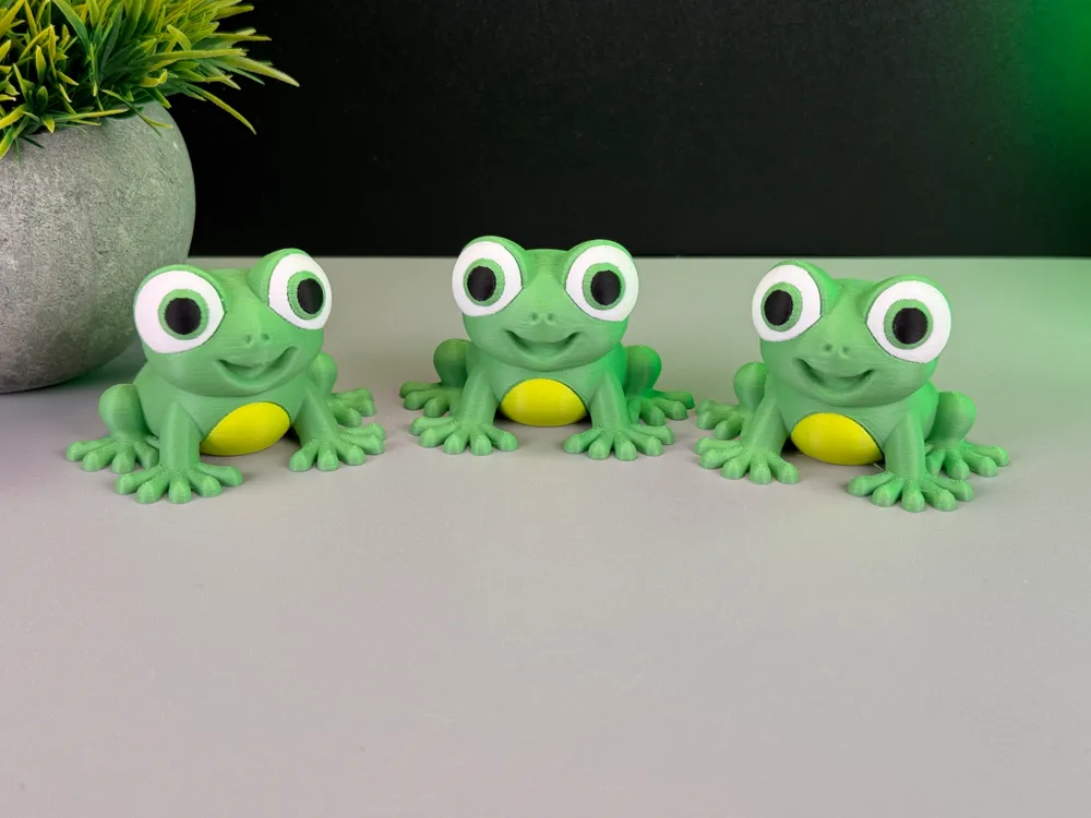 Cute Frog - Free 3D Print Model - MakerWorld