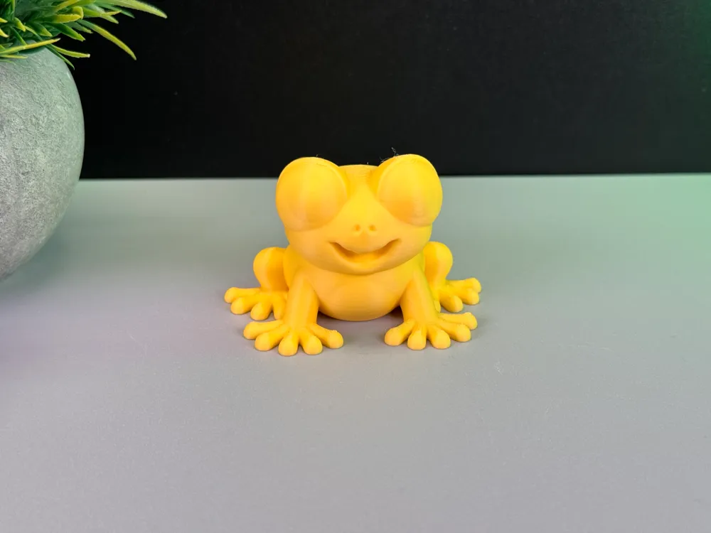 Cute Frog - Free 3D Print Model - MakerWorld