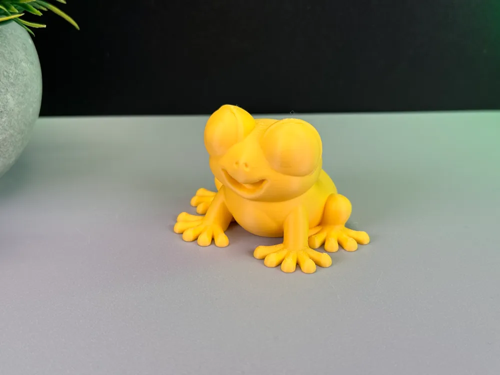 Cute Frog - Free 3D Print Model - MakerWorld