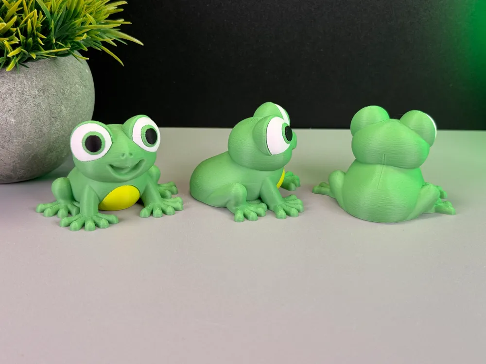 Cute Frog - Free 3D Print Model - MakerWorld