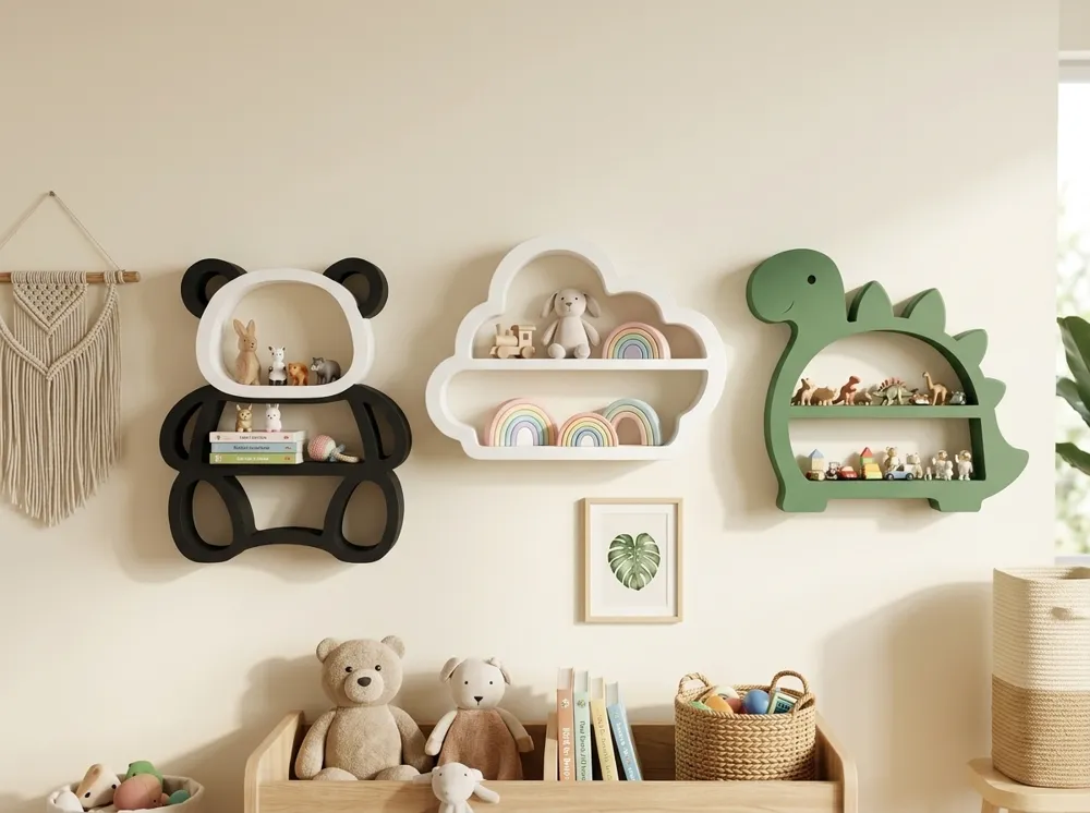 Panda Shelf Buddy – Wall & Tabletop Kids Toy Shelf - Free 3D Print ...