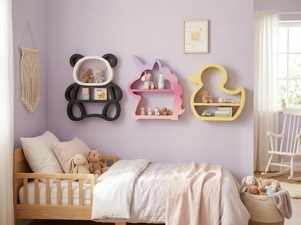 Panda Shelf Buddy – Wall & Tabletop Kids Toy Shelf - Free 3D Print ...