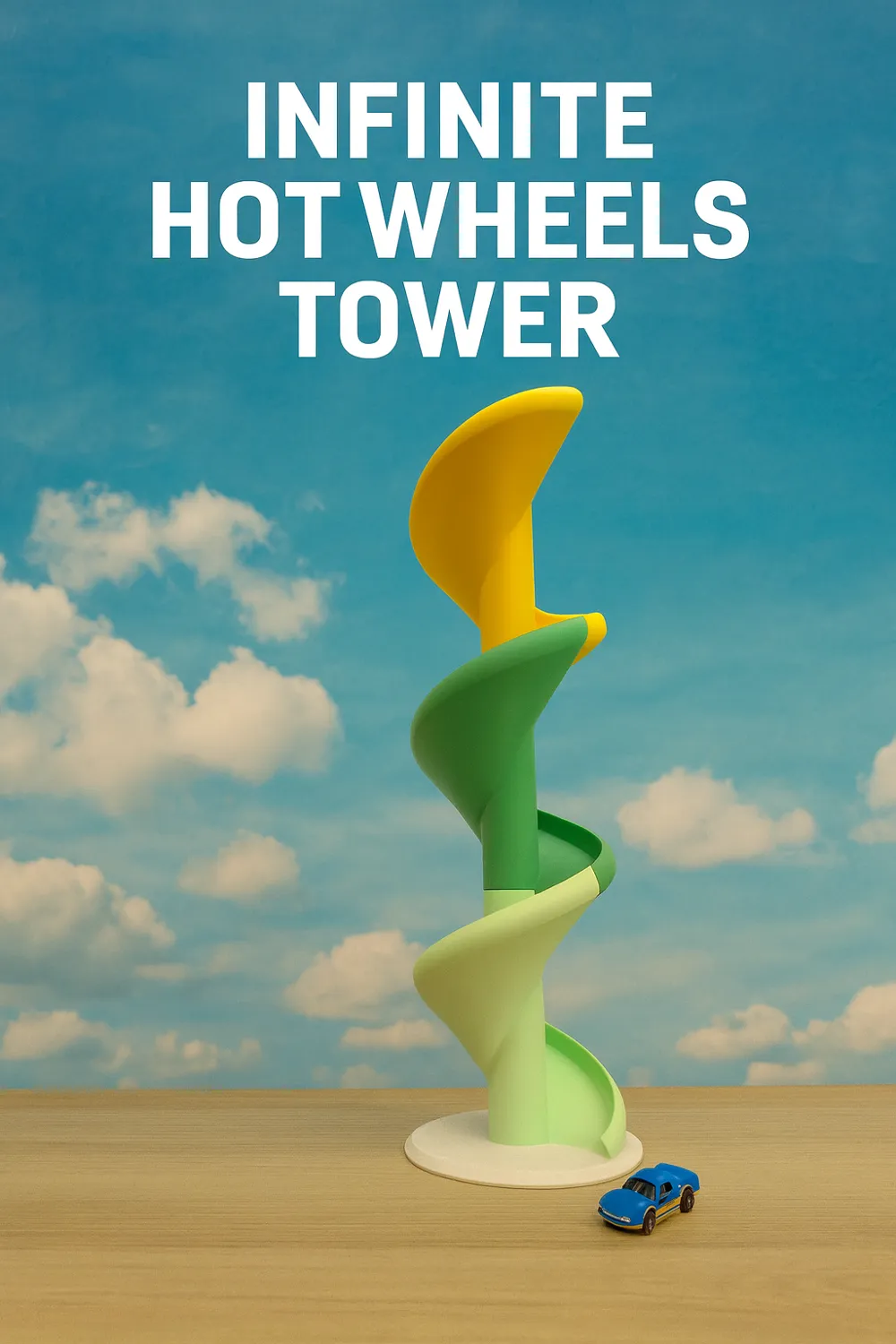 The Infinite Hot Wheels Tower - Free 3D Print Model - MakerWorld