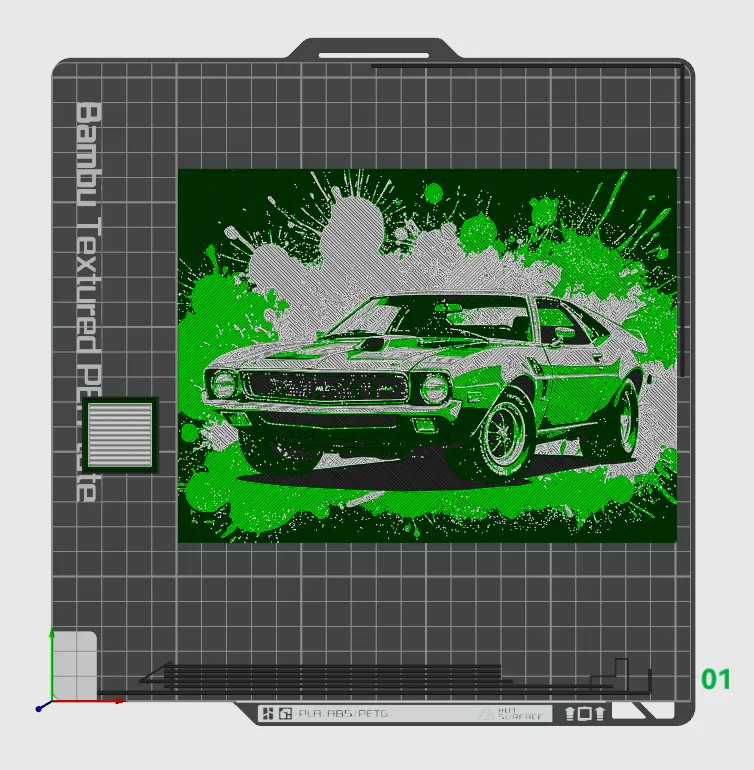 Hueforge Art - Muscle Car Series - 1969 AMC AMX/3 by mclanesmemories ...