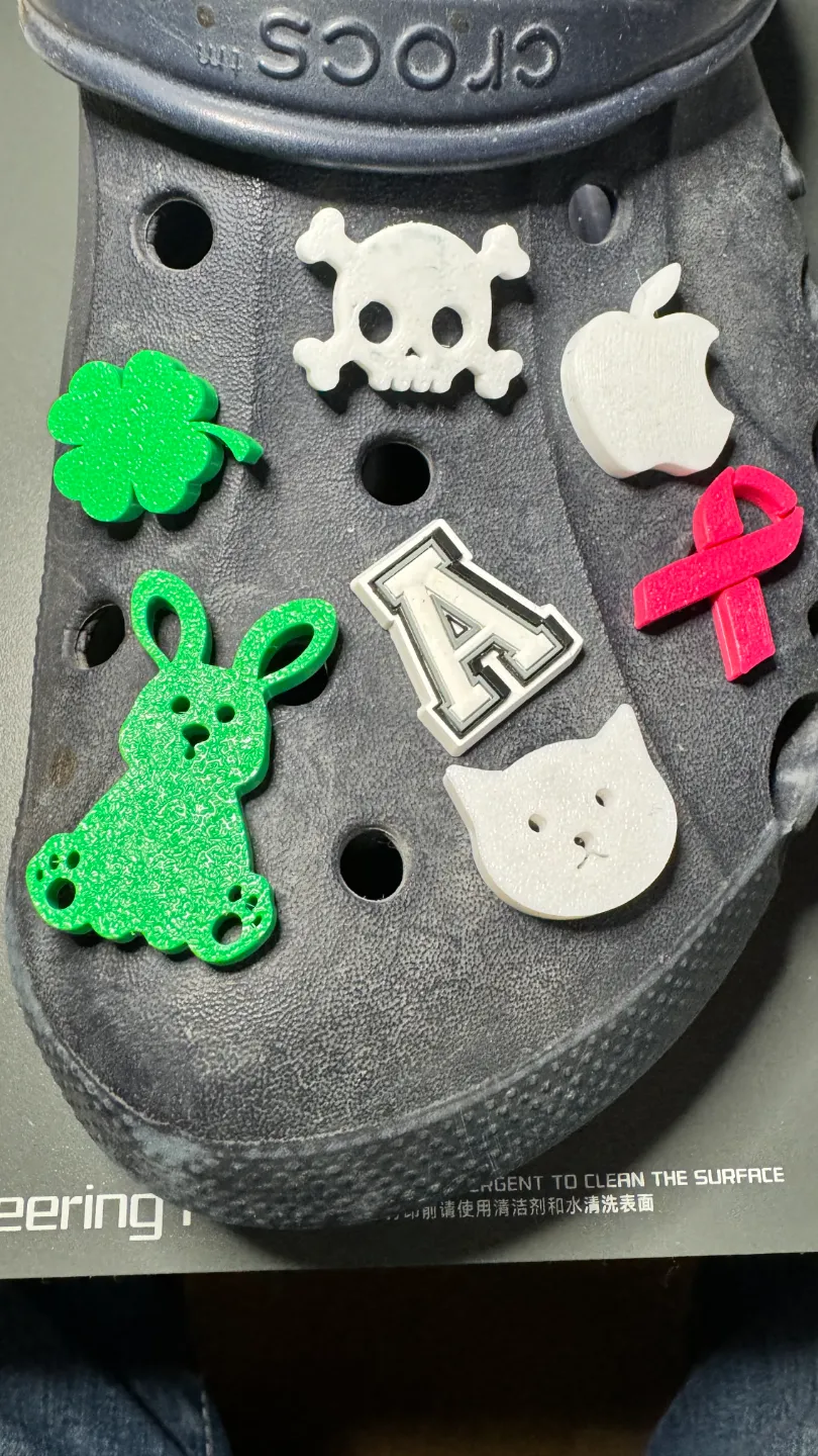 Crocs Charm Collection #3 - Pink Ribbon Pin by 3DMaker.AT - MakerWorld