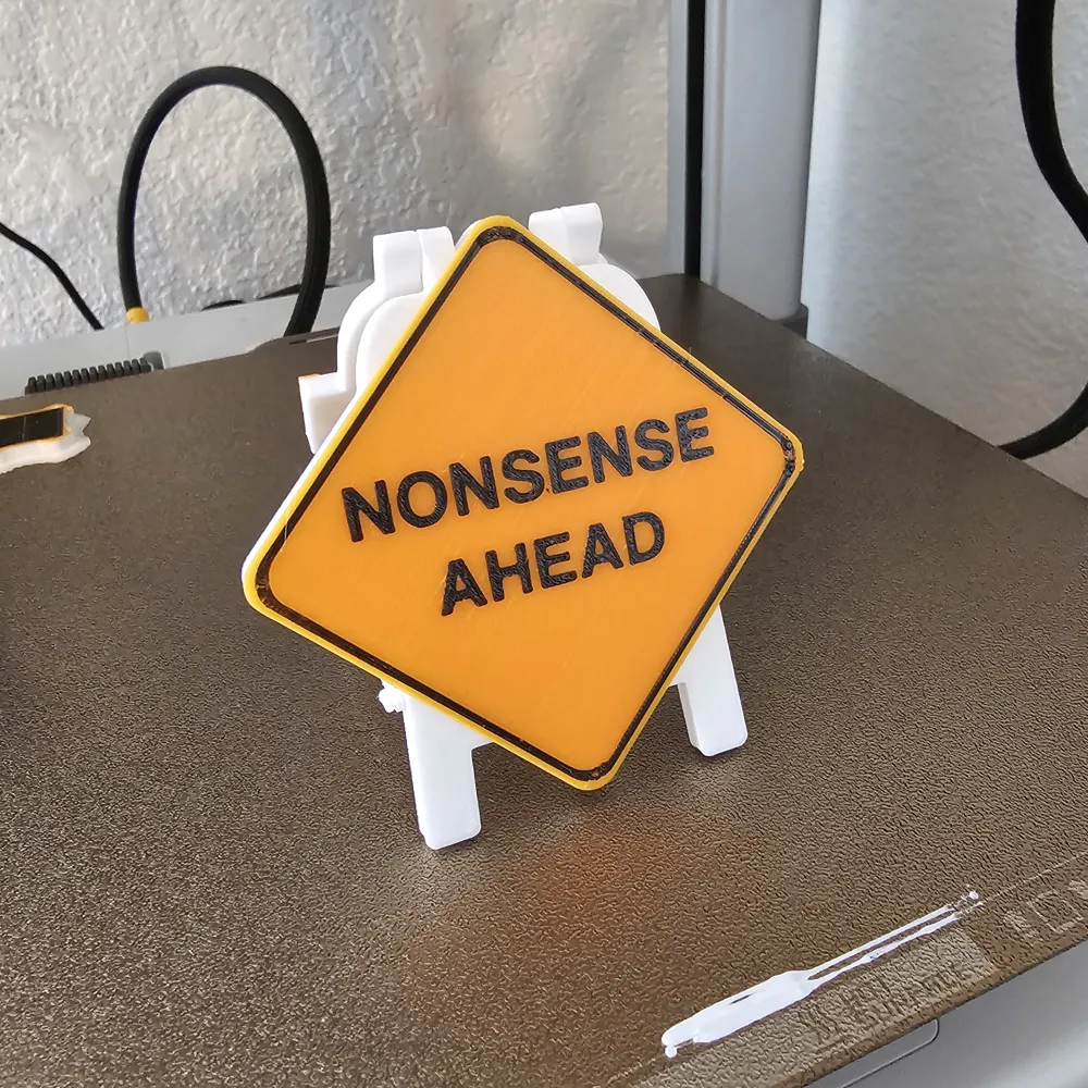 Employee Caution Signs (Construction) V1 by Andrew Lankford MakerWorld ...
