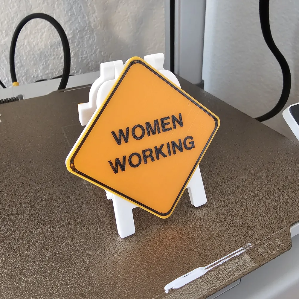 Employee Caution Signs (Construction) V1 by Andrew Lankford MakerWorld ...