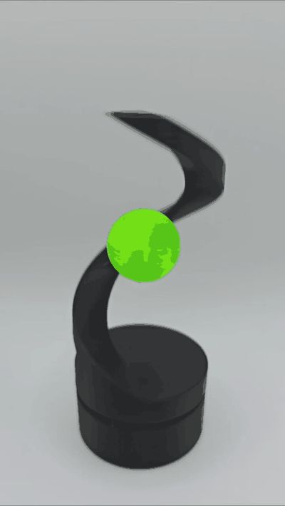 Optical illusion desk spinner - Free 3D Print Model - MakerWorld