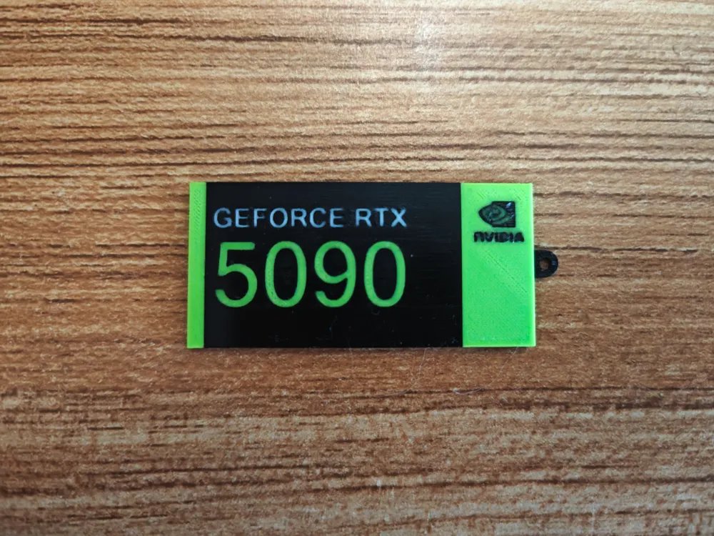 NVIDIA 5090 Key Chain by S酱 MakerWorld: Download Free 3D Models