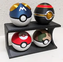 Stackable Pokeball Display Shelf by Rexi Labs - MakerWorld