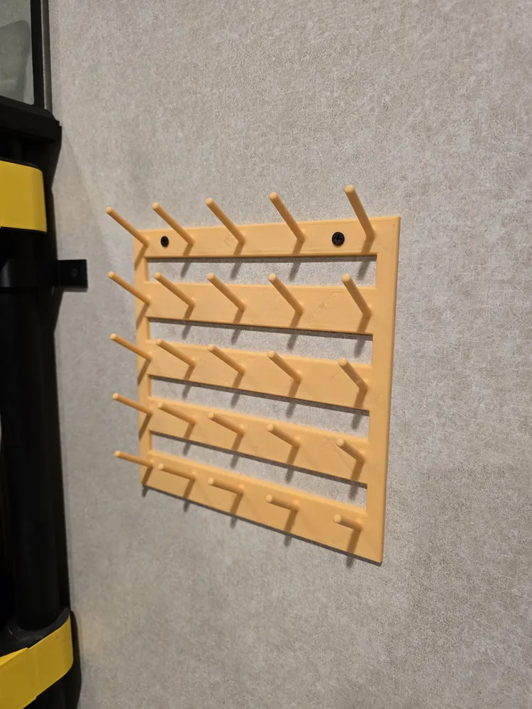25-Spool Sewing Thread Rack Heavy Duty Flush Mount - Free 3D Print ...